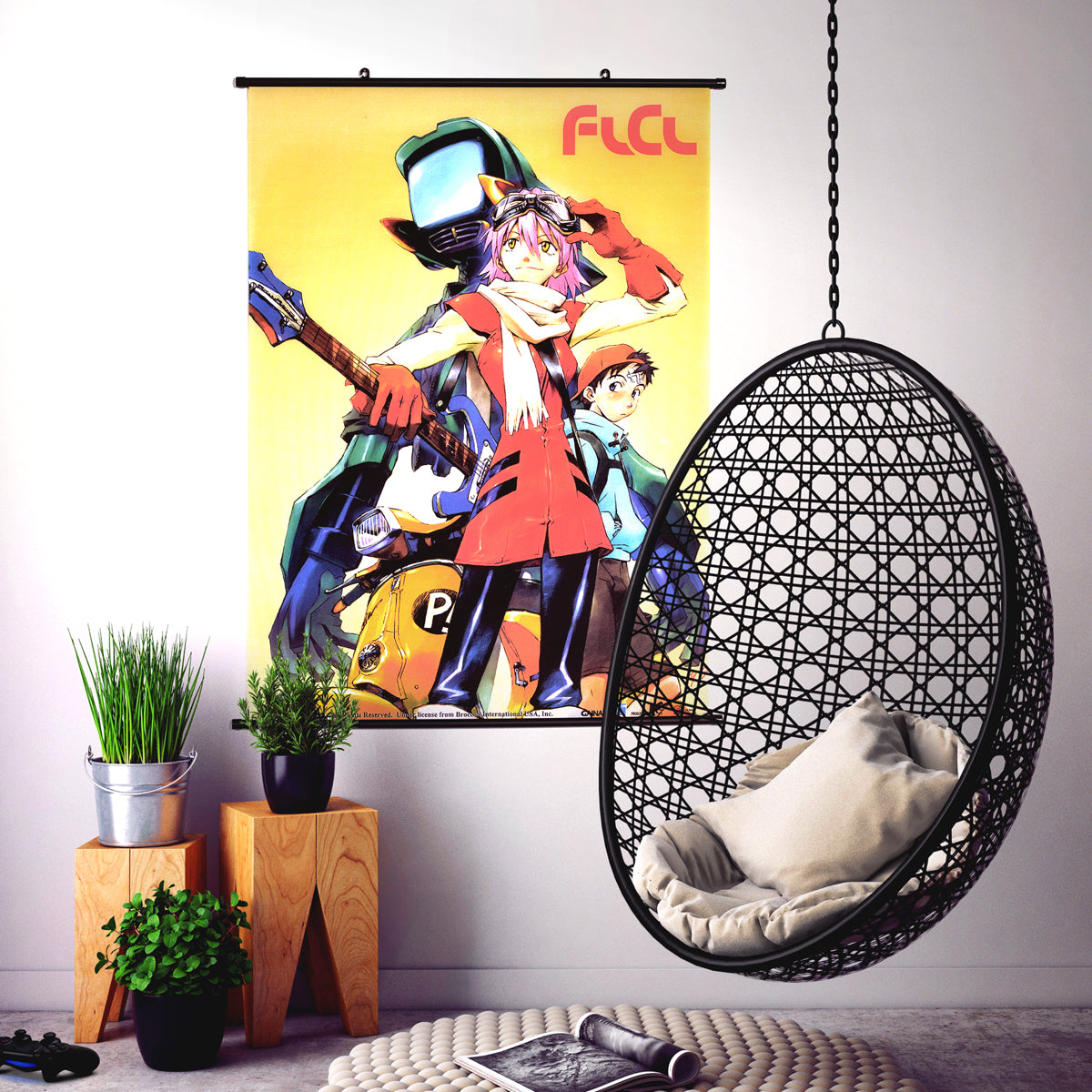 flcl-haruko-wall-scroll– Best Anime Shop